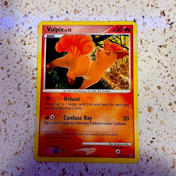 Toys | Vulpix Pokemon Card | Poshmark